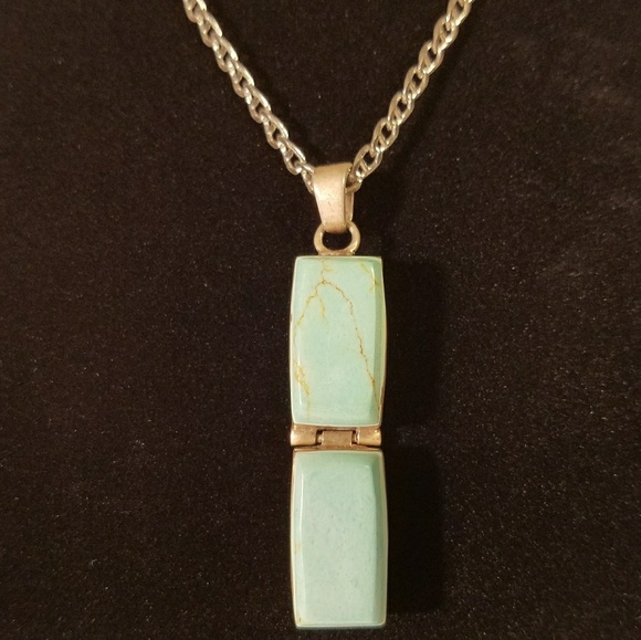 Vintage | Jewelry | Vintage 96s Turquoise Pendant | Poshmark